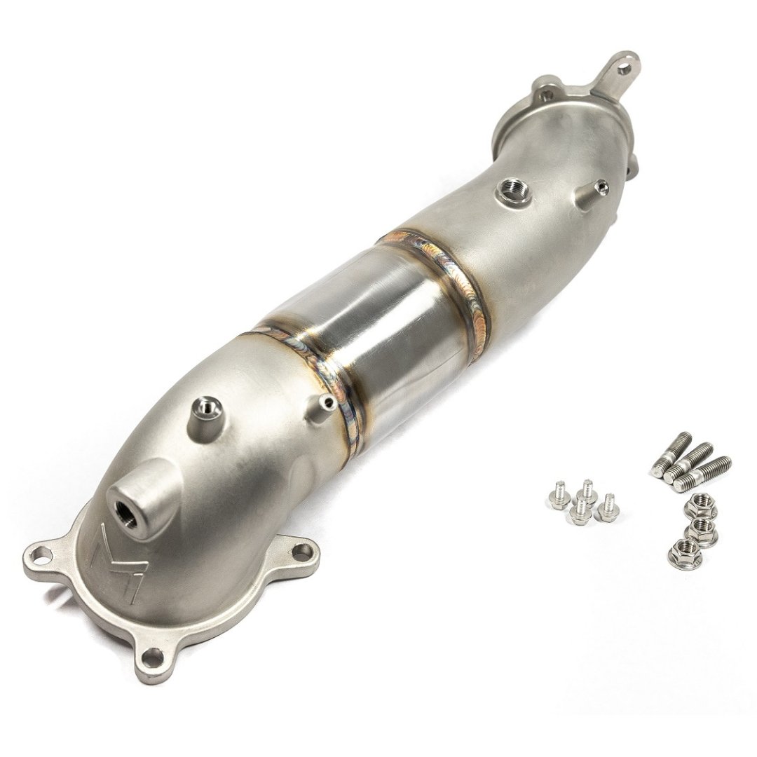 27WON High Flow Catted Downpipe | 17-23+ Civic Type R FK8 & FL5, 23+ I ...