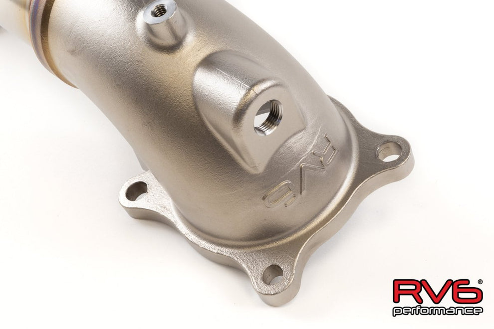 RV6 Catless Downpipe | 17-23+ Type R FK8 & FL5, 23+ Integra Type S DE5 ...