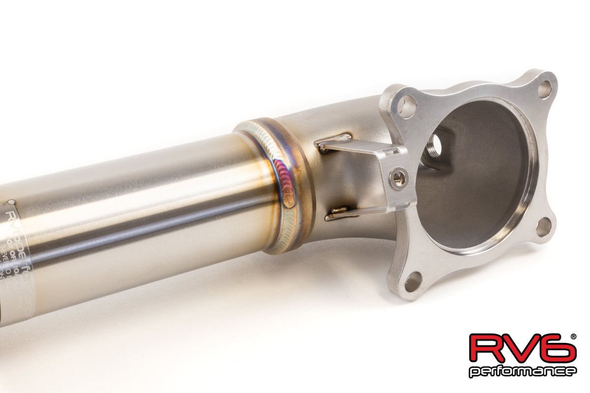 RV6 Catless Downpipe | 17-23+ Type R FK8 & FL5, 23+ Integra Type S DE5 ...