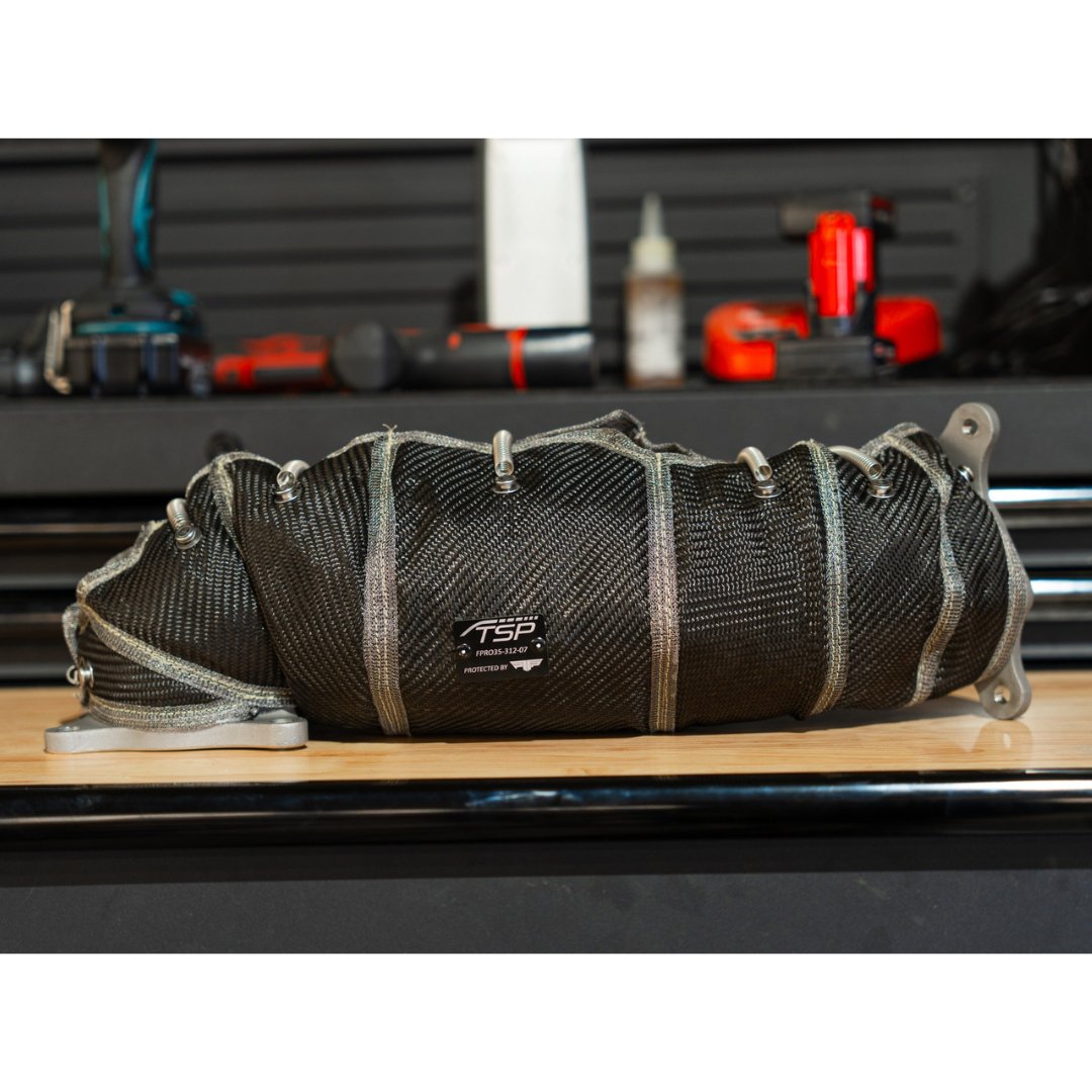TSP x PTP Hybrid Downpipe Blanket | 17-23+ Civic Type R FK8 & FL5, 23 ...